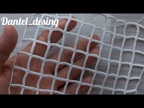 🌸Klasik Modelin Yeni Tekniği! File Dantel Anglez Yapımı Çok kolay 🌸