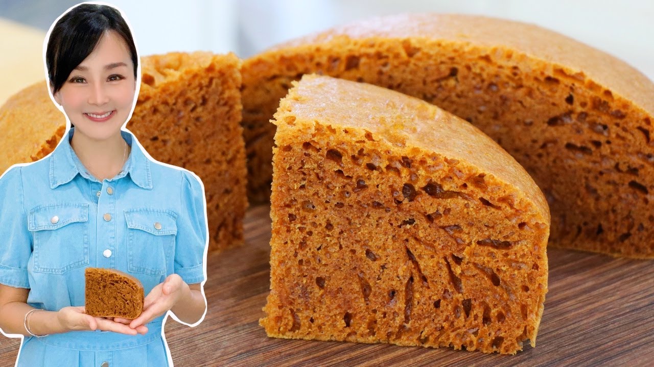 Steamed Ma Lai Sponge Cake (Ma Lai Gao) by CiCi Li - YouTube