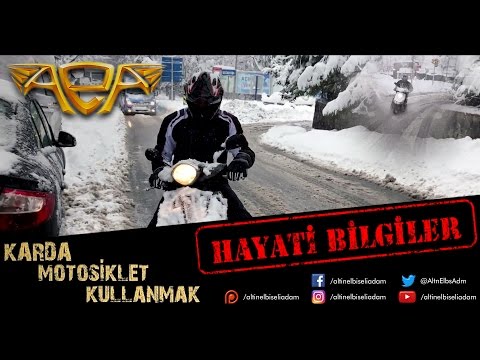 Karda Motosiklet Kullanmak