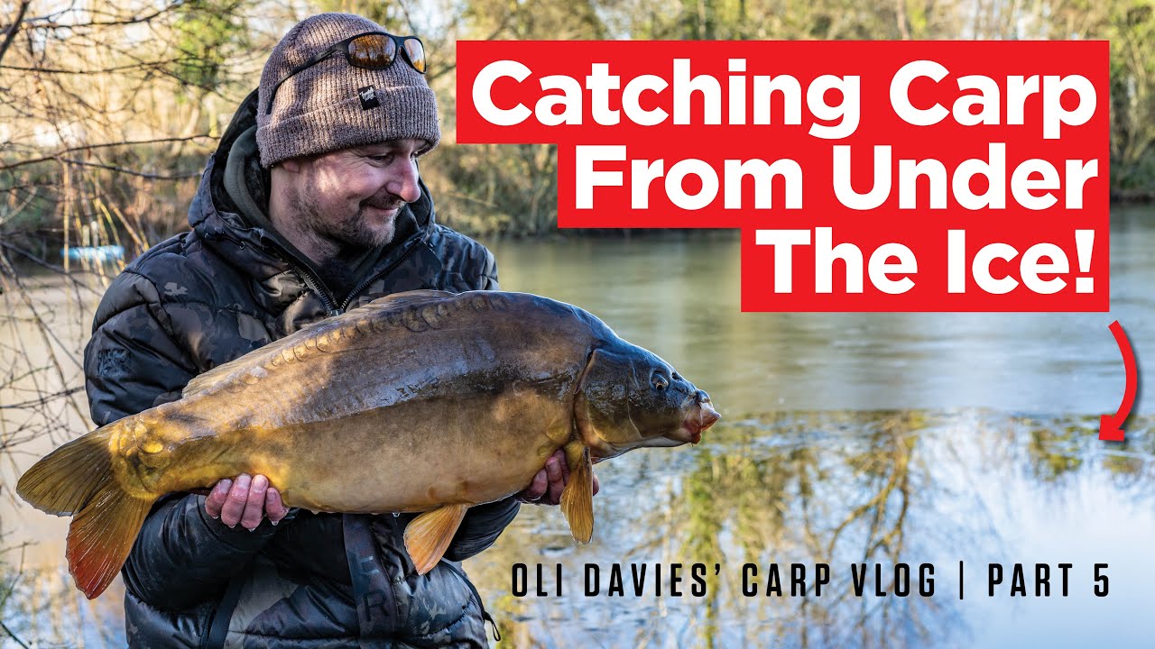Catching Carp From Under The Ice! | Oli Davies' Vlog Part 5 | Croft ...