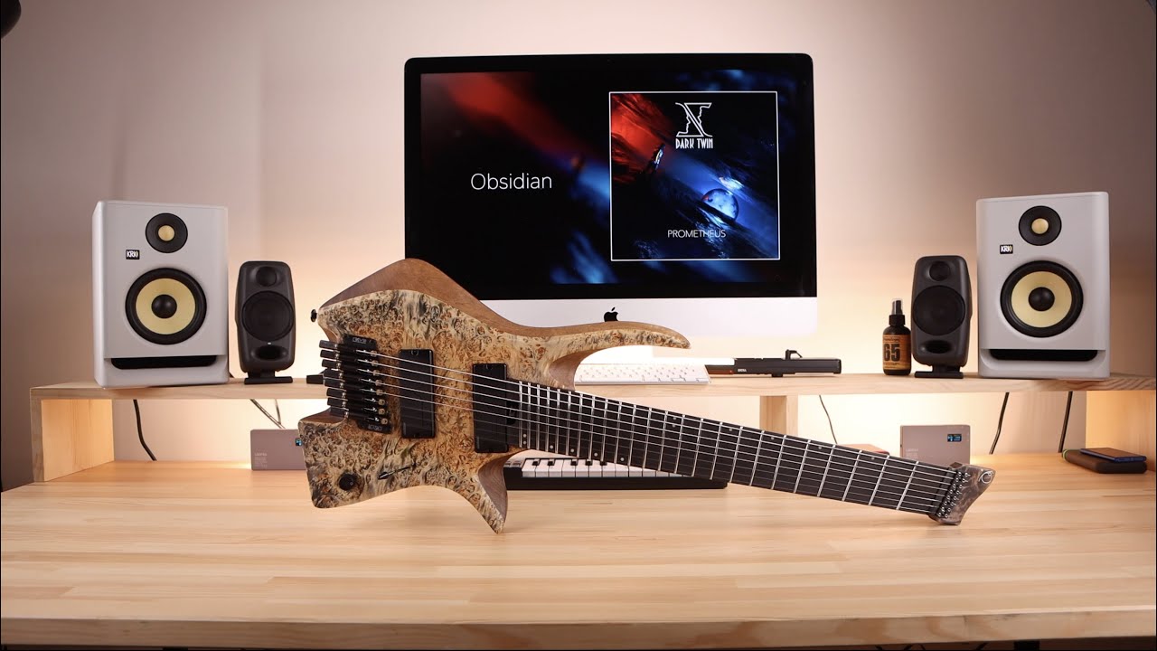Valravn Headless 8 String Guitar / Serga Kasinec Signature Model - YouTube