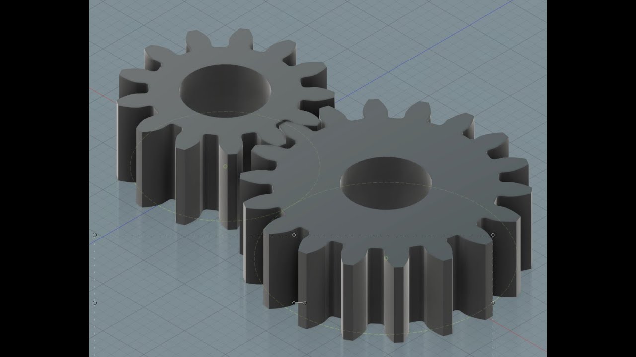 gear meshing - YouTube