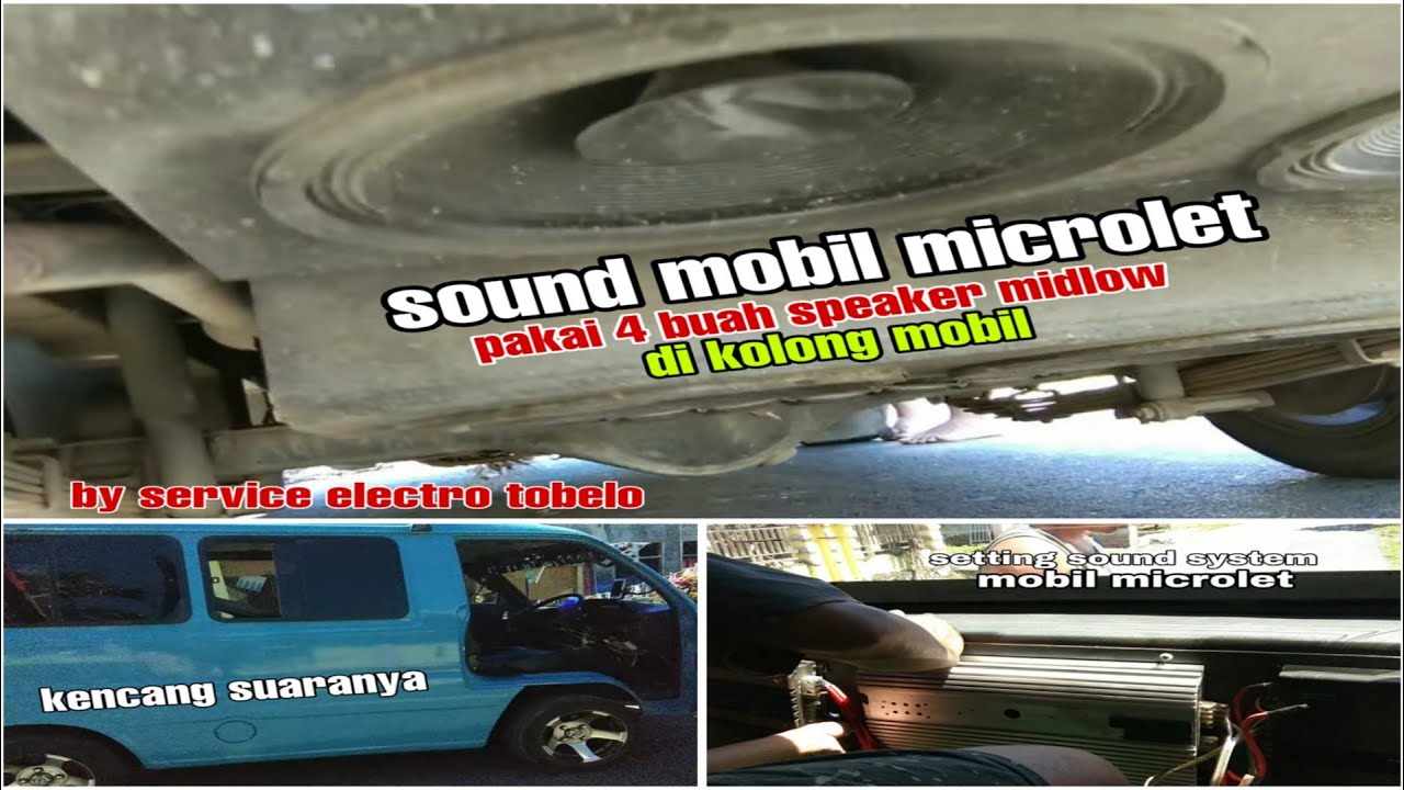 setting sound system mobil - YouTube