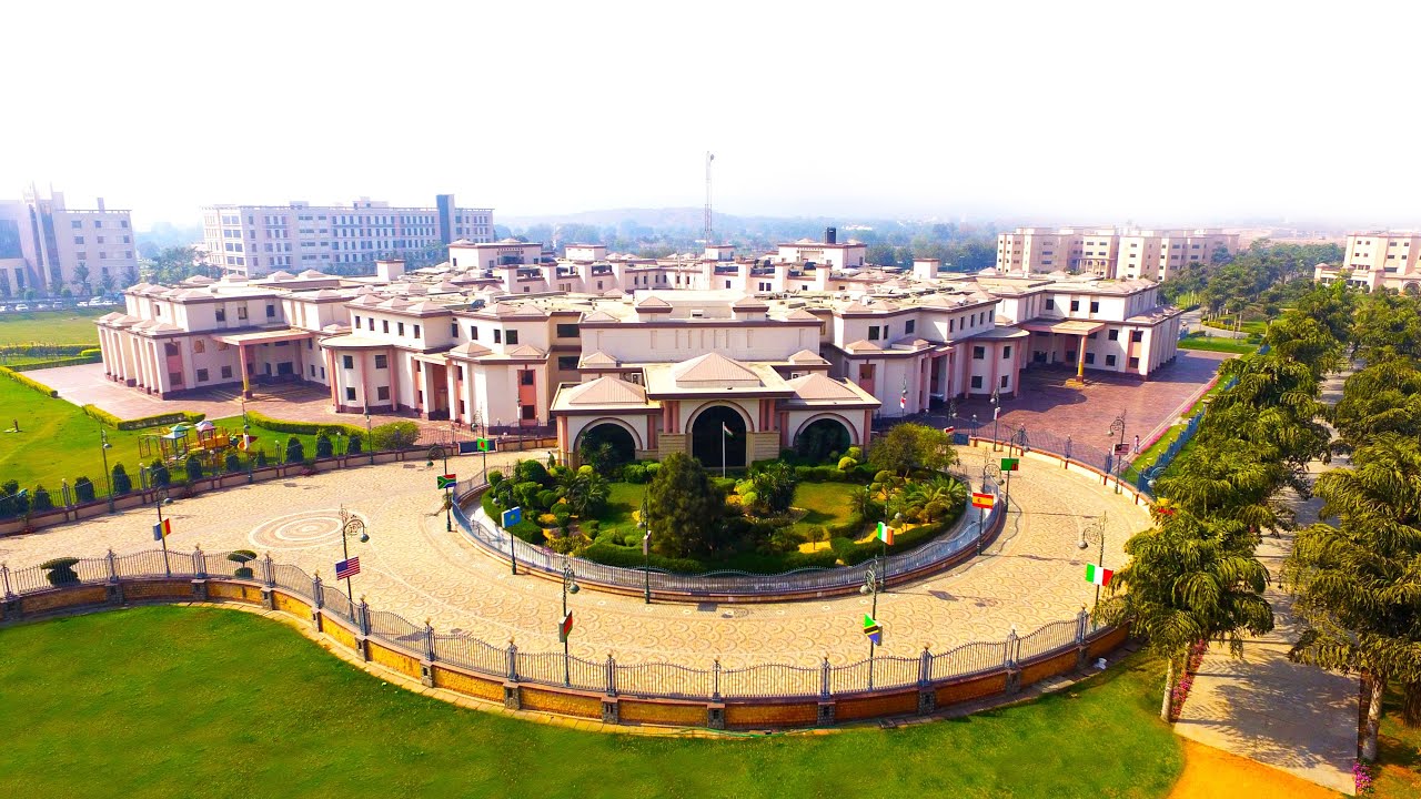 GD Goenka High School CBSE Gurgaon Sohna Road - Drone View. - YouTube