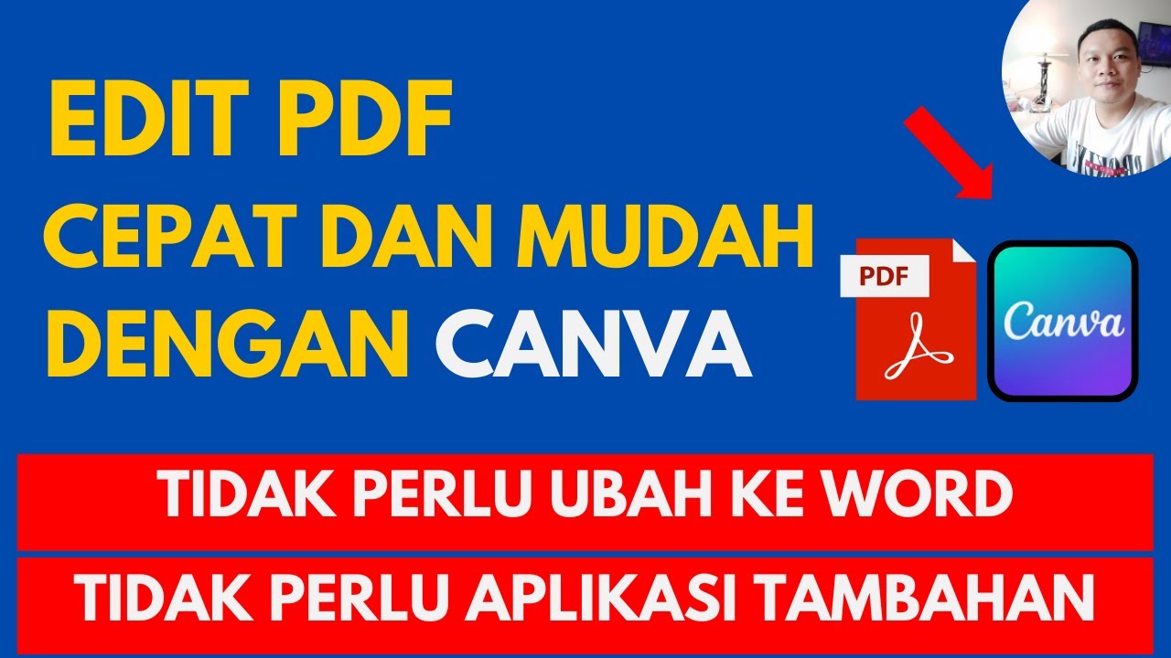 Cara Edit PDF dengan CANVA | Cepat dan Mudah - YouTube