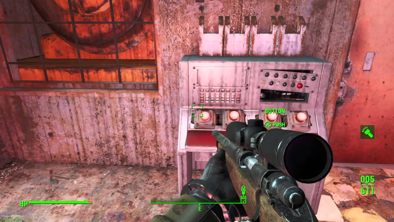 Fallout 4 pumphouse code - YouTube