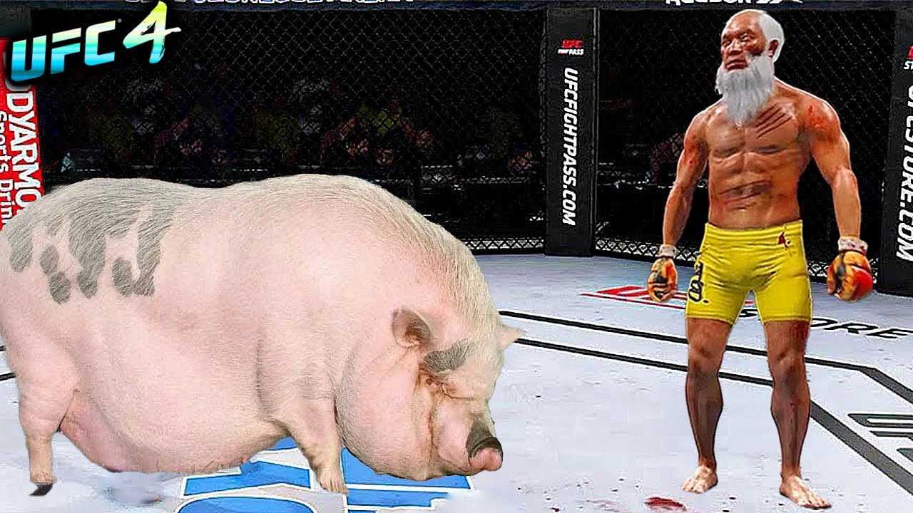 Old Bruce Lee vs. Super Pig (EA sports UFC 4) - YouTube