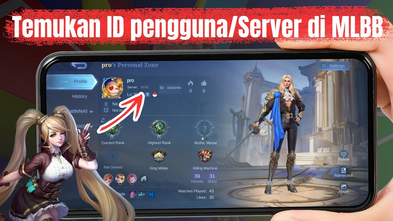 Cara Mengetahui User ID dan Server ID di Mobile Legends | Melihat ID ...