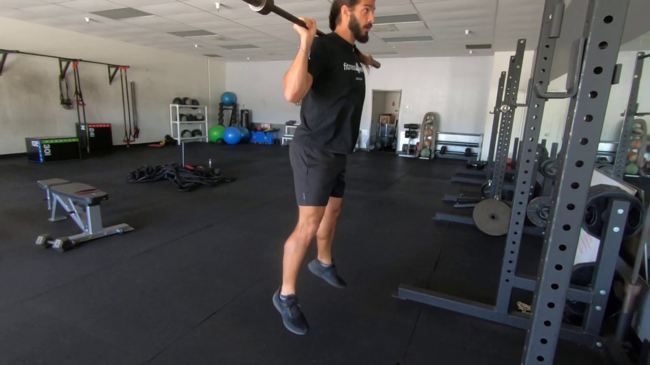 Barbell Jump Squat - YouTube