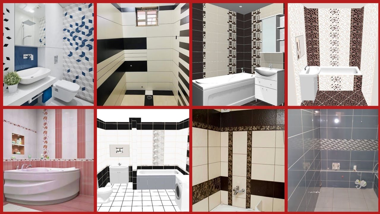 washroom tiles design | modern washroom tiles pattern | bathroom tiles ...