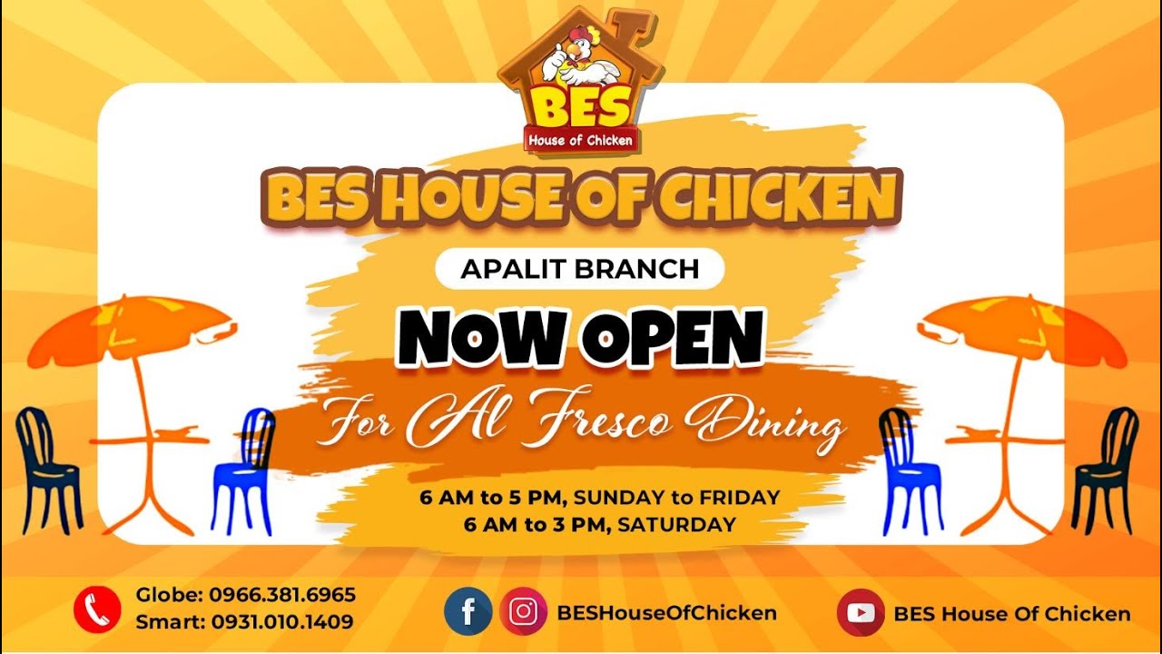BES House Of Chicken Al Fresco Dining - YouTube