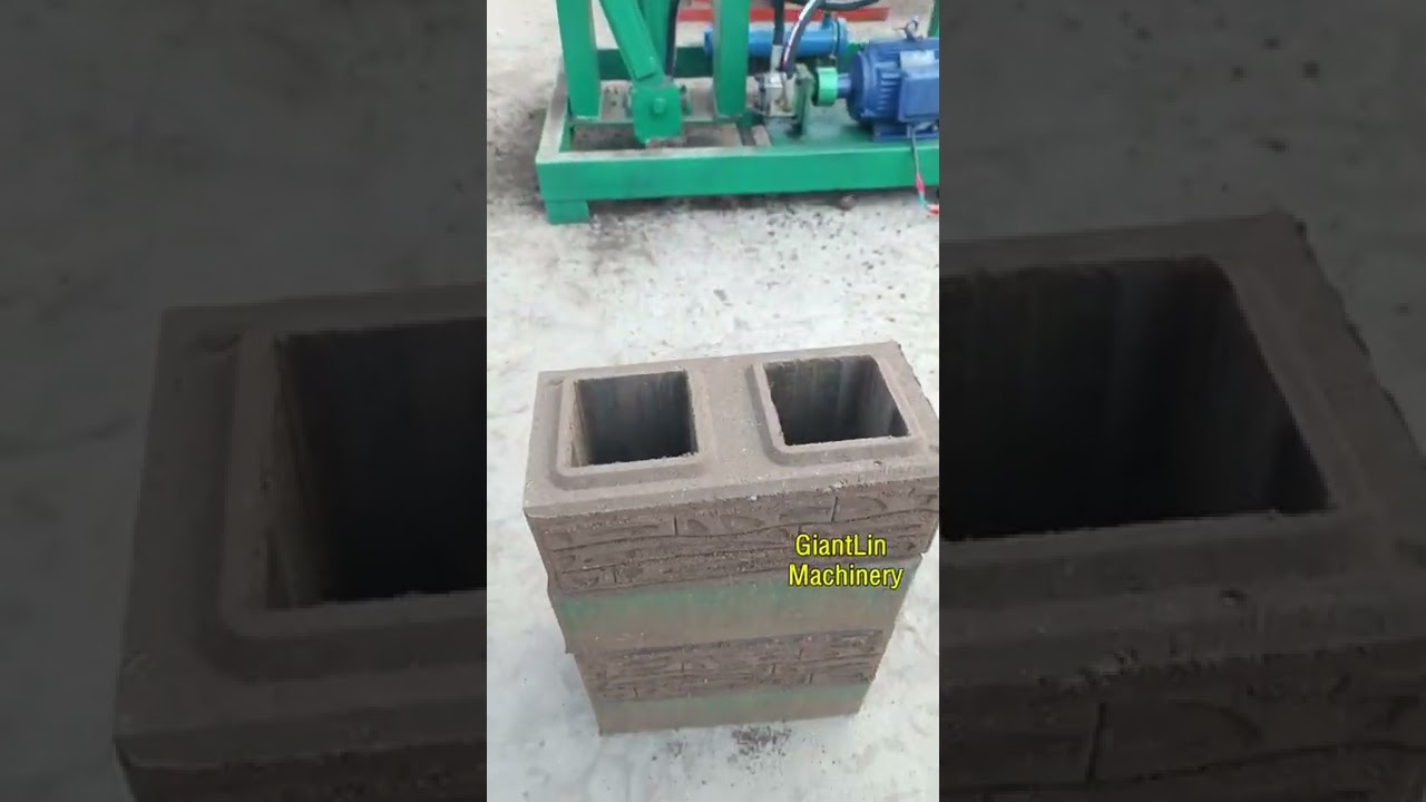 automatic earth soil clay interlocking lego brick machine maquina para ...