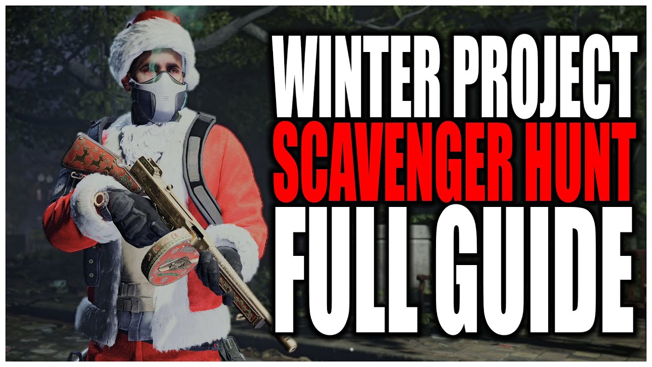 THE DIVISION 2 - FULL WINTER PROJECT GUIDE HOW TO GET EVERY ITEM FROM ...