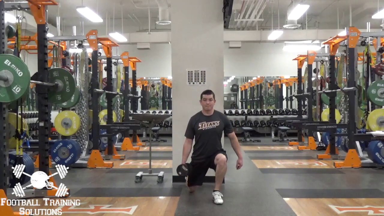 Contralateral Back Lunges - YouTube
