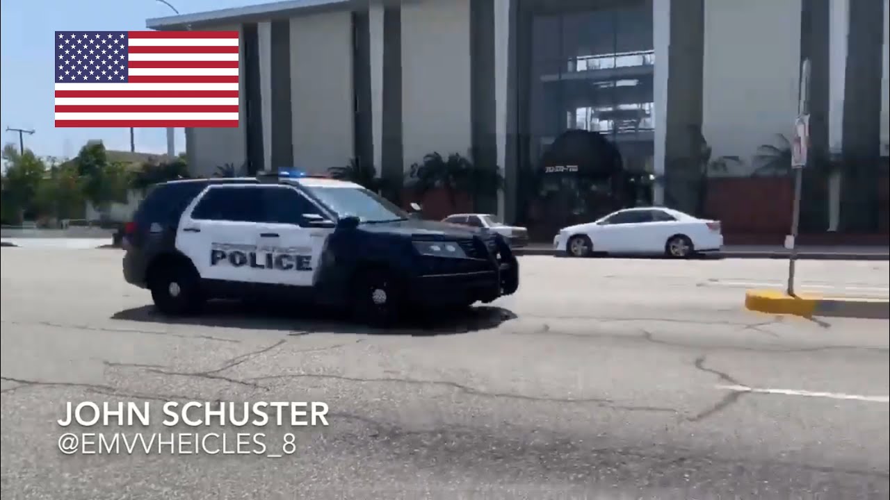 Torrance PD Ford Explorer Responding - YouTube