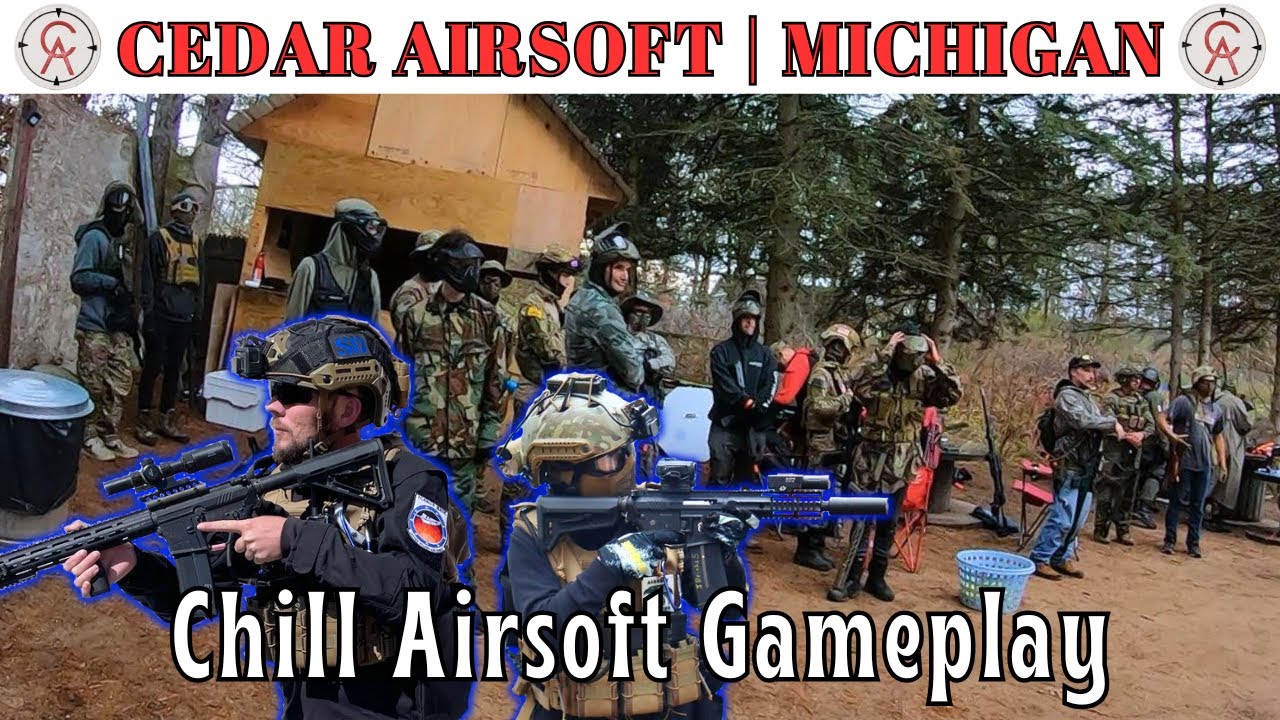Cedar Airsoft Field in West Michigan | Fun Multi-POV Gameplay - YouTube