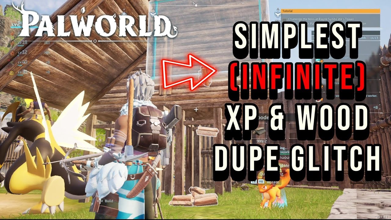 Palworld | XP & Wood Duplication Glitch (For Beginners) - YouTube
