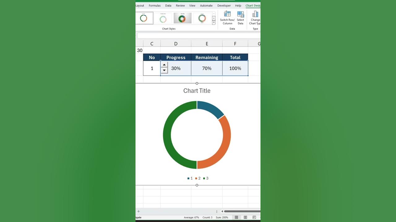 Create a Scrollable Progress Chart in Excel | Interactive Data Visualization - YouTube