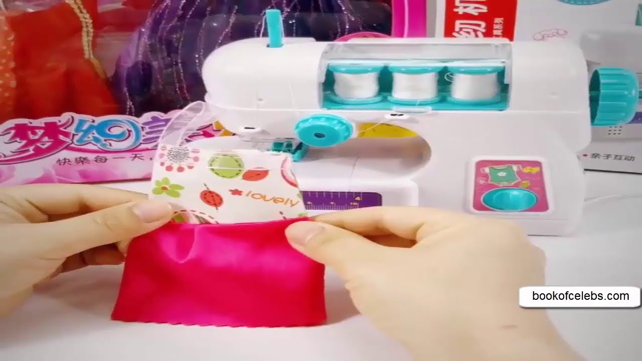 Sewing Machine Toy | How To Use Sewing Machine toy | toy sewing machine ...