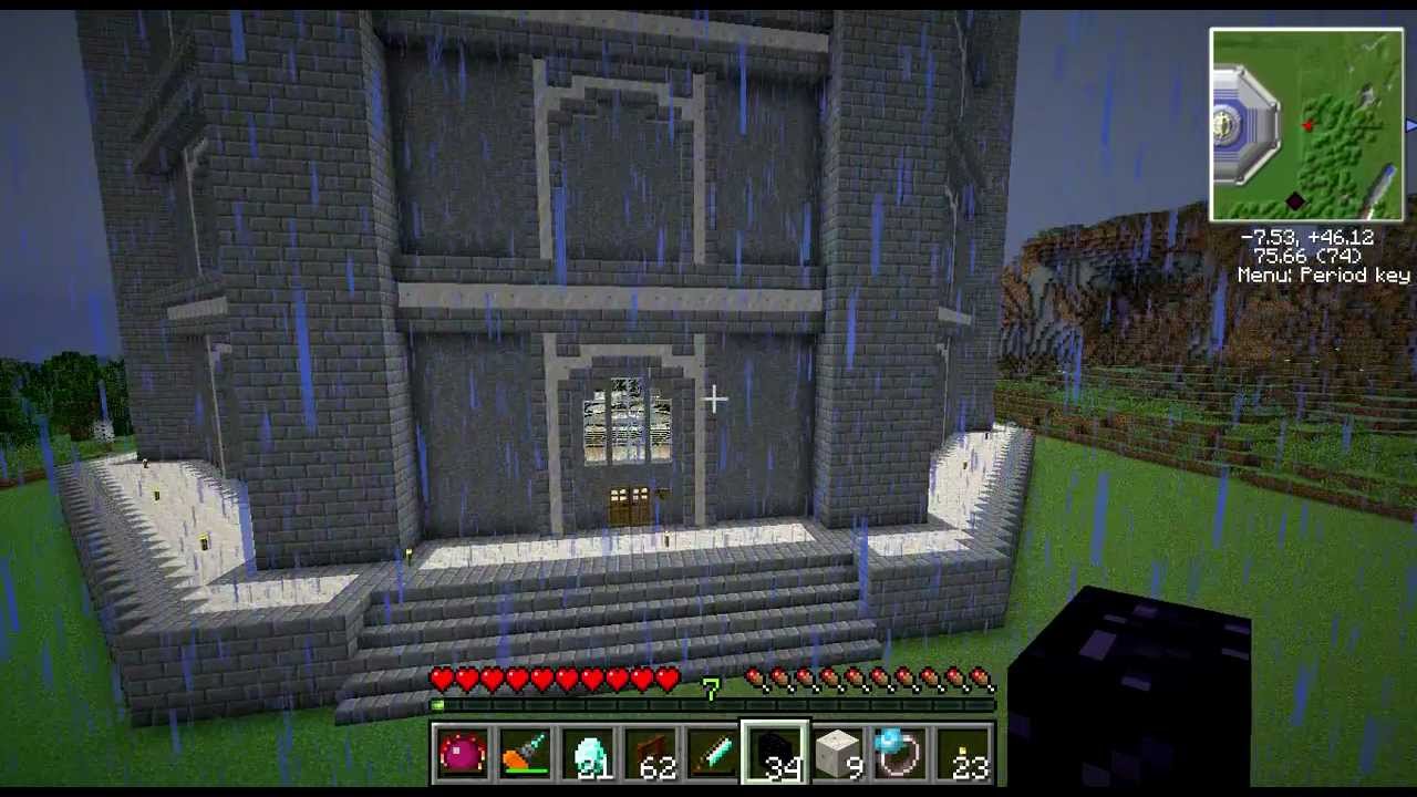 Minecraft Build:Go-Sick Library Tower - YouTube