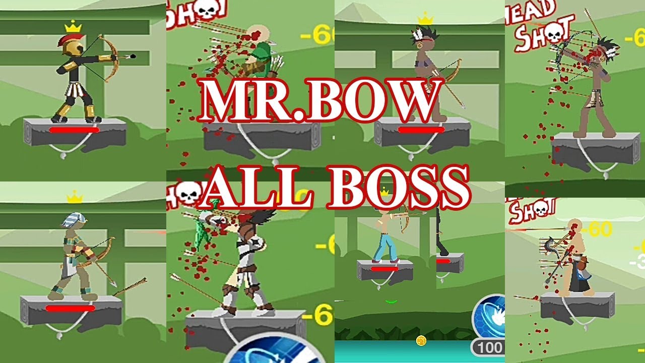 Mr Bow- Bosses lvl 1-30 - YouTube