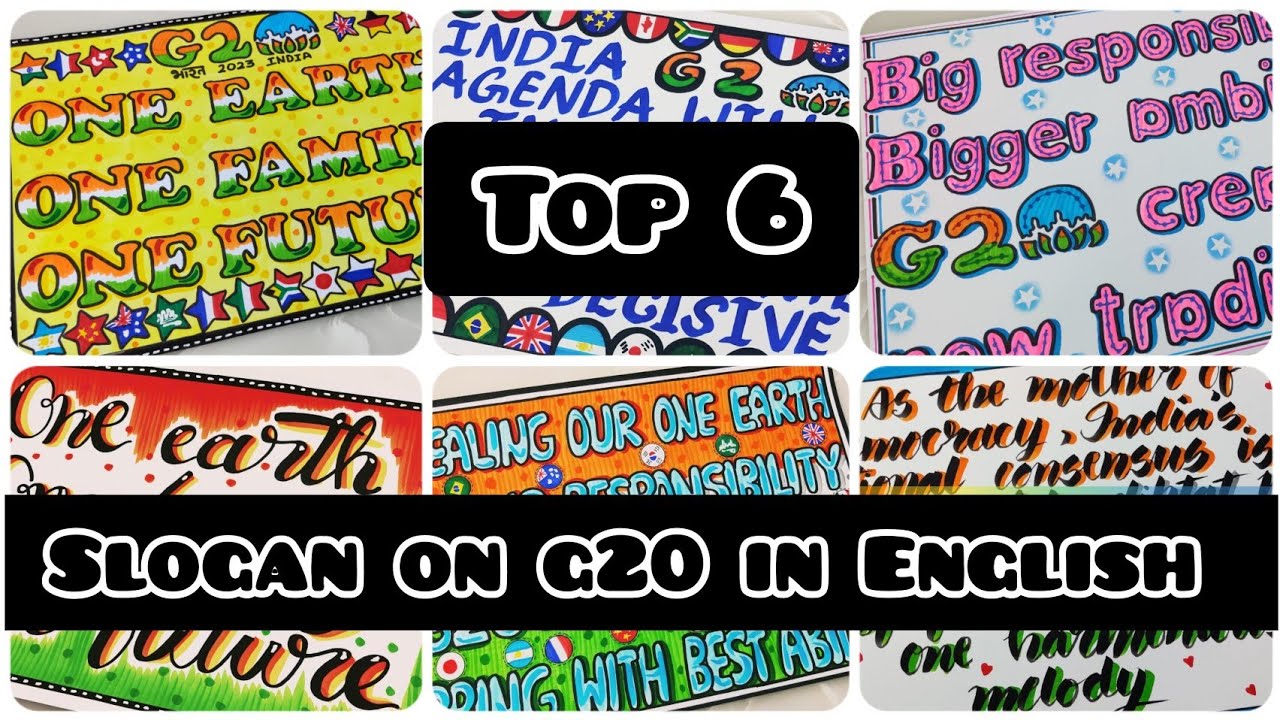 G20 Slogan writing competition /G20 Drawing/G20 India Logo Drawing/one ...