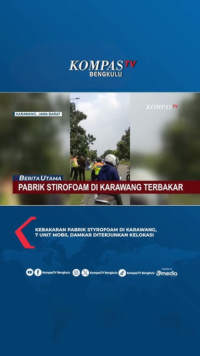 Kebakaran Pabrik Styrofoam di Karawang, 7 Unit Mobil Damkar Diterjunkan ke Lokasi #shorts - YouTube