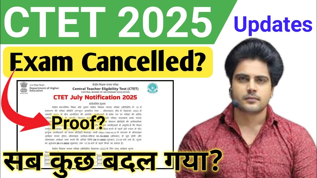CTET Form Fill Up 2026 | CTET Syllabus 2025 | CTET 2025 Notification ...