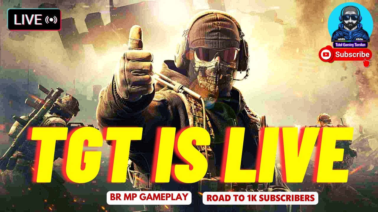 🔴Total Gaming Tamilan is Live🔴Road to 1k Subs | Scrims | Call of Duty ...