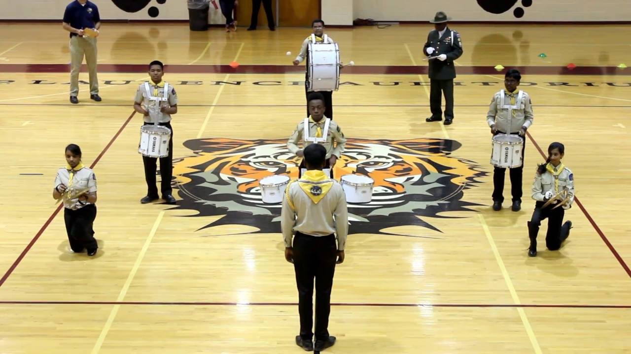 SASDAC Pathfinders drum corps performance - YouTube