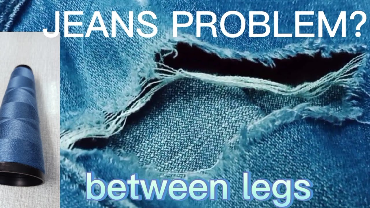 SEWING TUTORIAL / Paano tapalan Ang sira at punit na mga vintage jeans ...