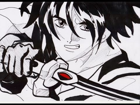 No.178 HOW TO DRAW VAN FANEL VISION OF ESCAFLOWNE 天空のエスカフローネ - YouTube