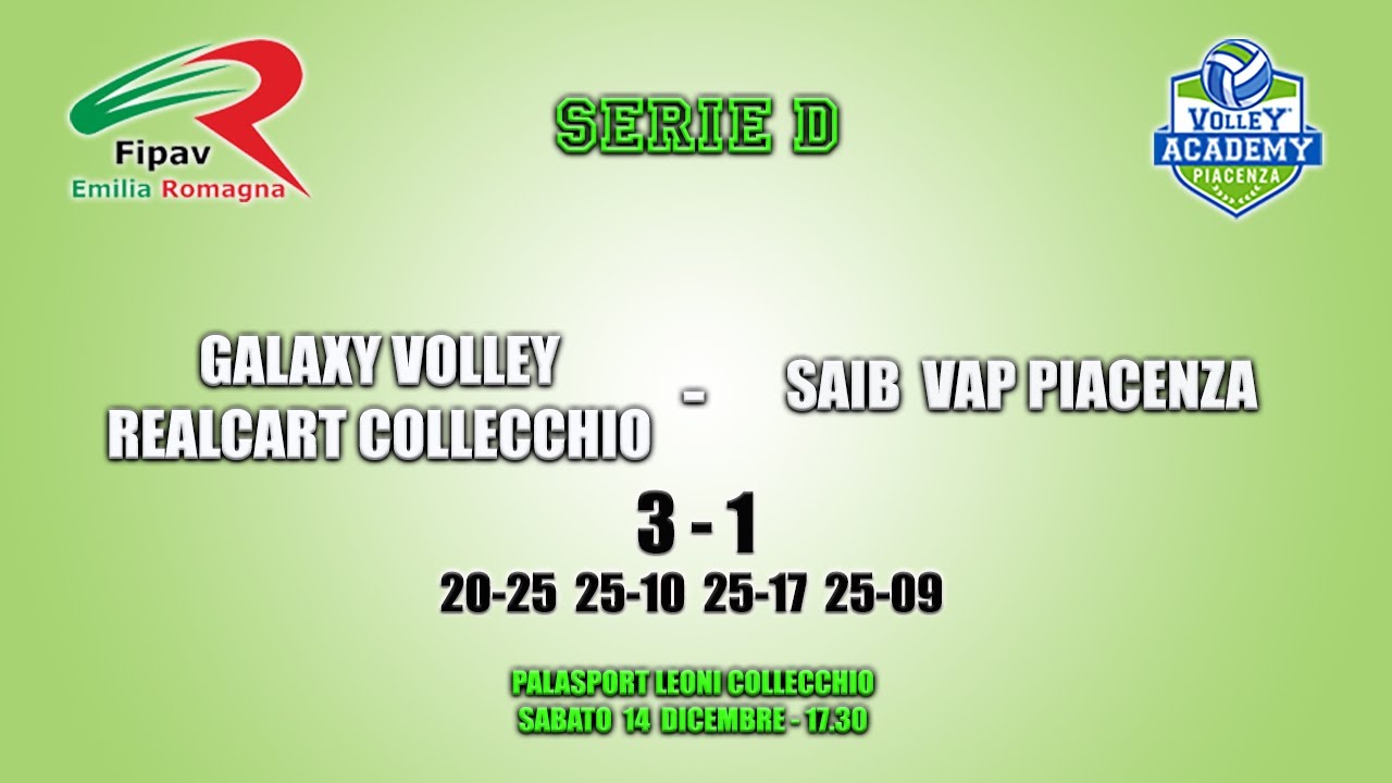 Galaxy Volley Realcart Collecchio - Saib Vap - YouTube