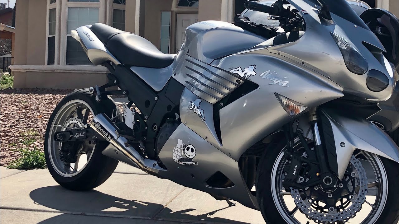 Kawasaki ZX14 (bike night El Paso, TX) - YouTube