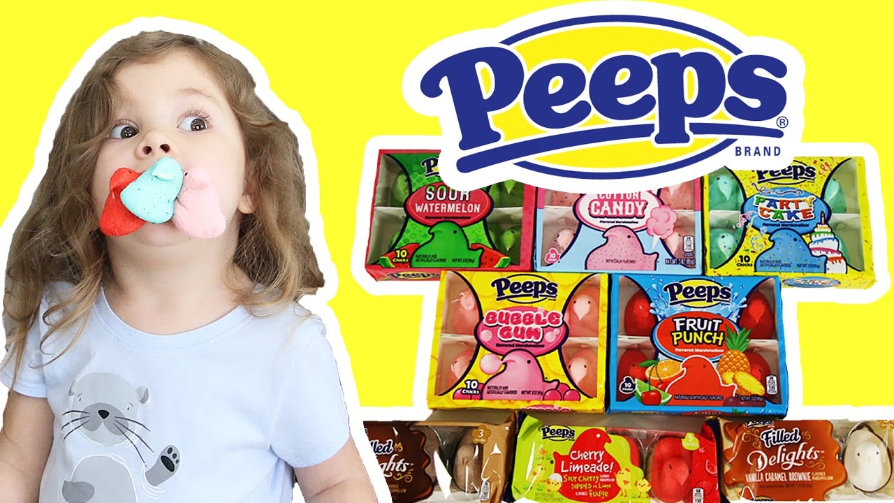 Peeps Taste Test NEW FLAVORS!!!! - YouTube