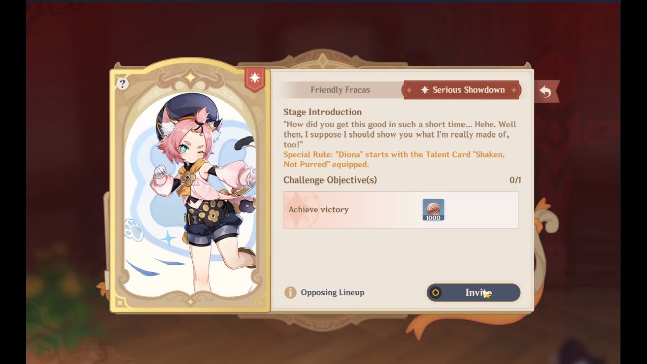 Genshin Impact: TCG | Serious - Diona's Special Card Concoction! - YouTube