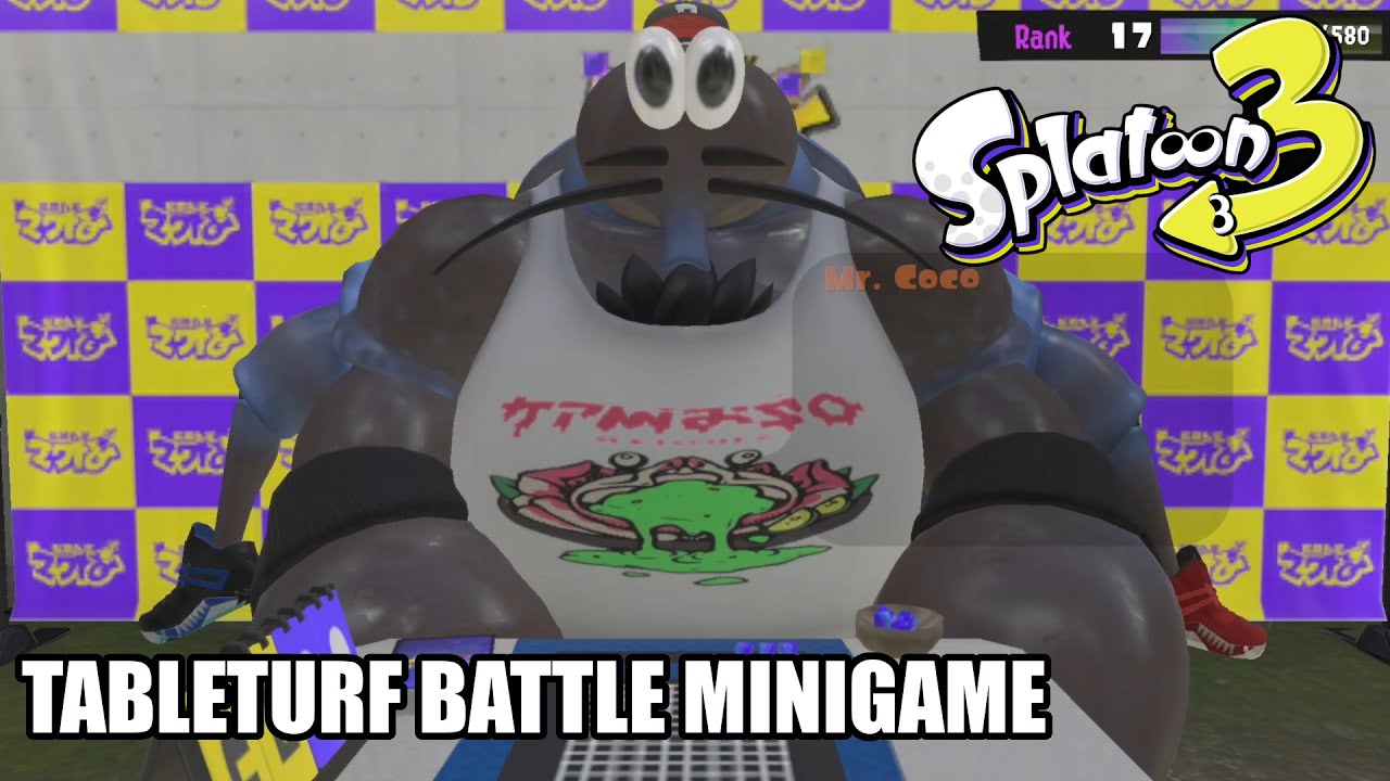 Splatoon 3 - Tableturf Battle Minigame #1 [Nintendo Switch] - YouTube