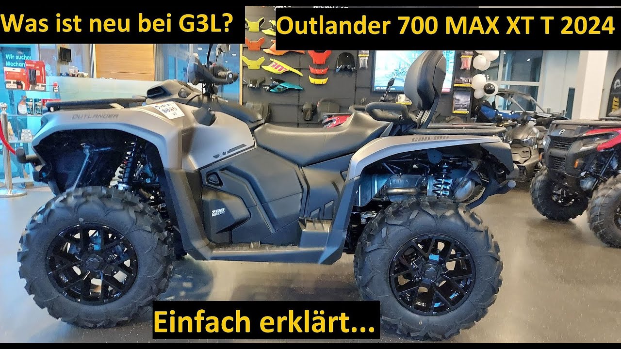 Can-Am Outlander 700 MAX XT G3 MJ2024 Vorstellung Fahrzeugbeschreibung ...