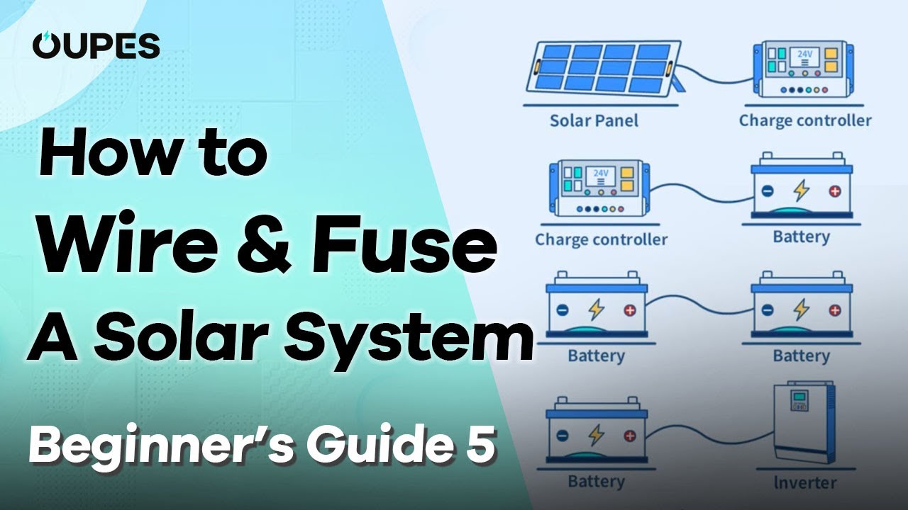 How to Wire and Fuse a Off Grid Solar Power System | OUPES Beginner’s ...