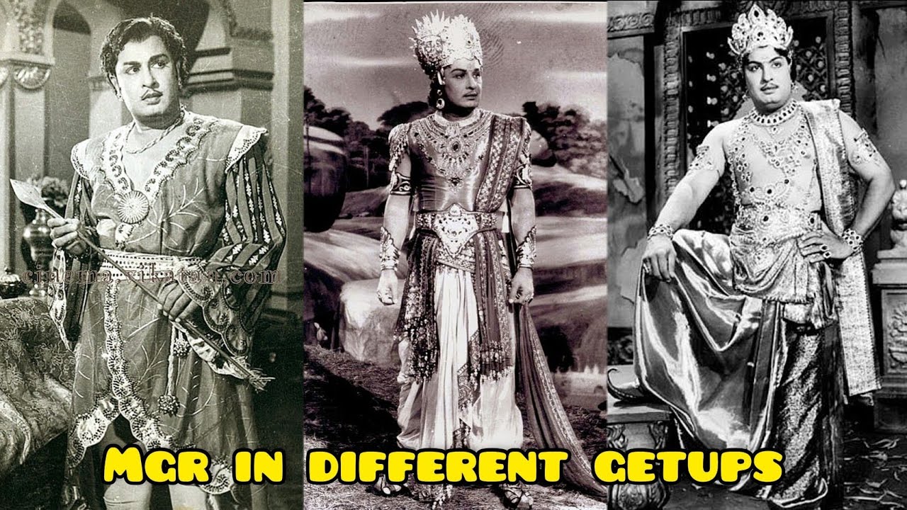 Actor MGR different getups in Tamil Movie - YouTube