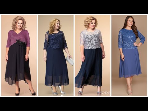Most beautiful and gorgeous plus size mother of the bride dress/latest outfit/party wear dress 2024
