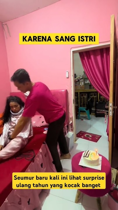 momen lucu ketika suami kasih surprise ulang tahun istri nya ‼️#ngakak #lucu #ulangtahun # ...