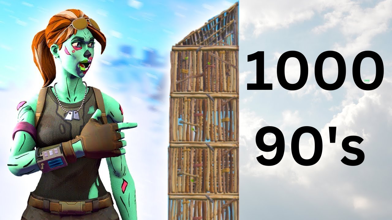 I did 1000 90's in Fortnite, Subscribe!! - YouTube