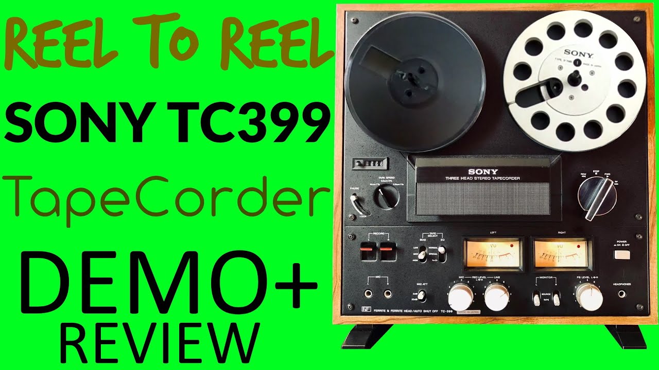 Sony TC399 Open Reel To Reel Tape Recorder - YouTube