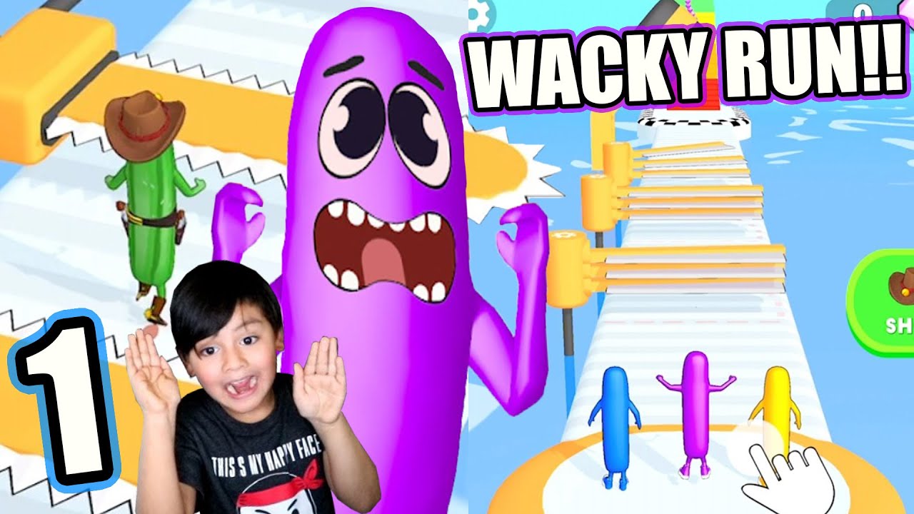 NOOB vs PRO vs HACKER en Wacky Run | WACKY RUN JUEGO EN ESPAÑOL | Juegos Karim Juega - YouTube