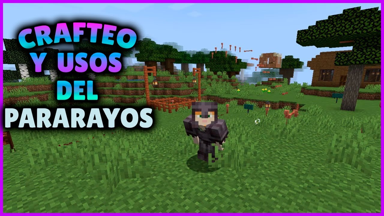 PARA QUE SIRVE el PARARAYOS en MINECRAFT 1.19 / COMO FUNCIONA - YouTube