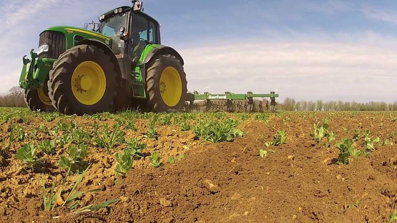 Inter-Row Hoeing with Garford How and Robocrop - YouTube