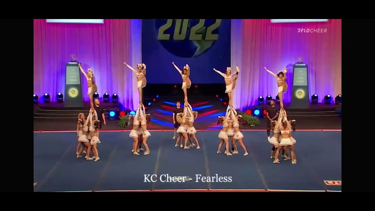 KC cheer fearless worlds day 2 - YouTube