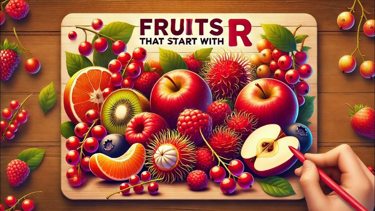 Fruits That Start with R – Fun & Rare Fruits You Should Know! 🍒🍌 ...