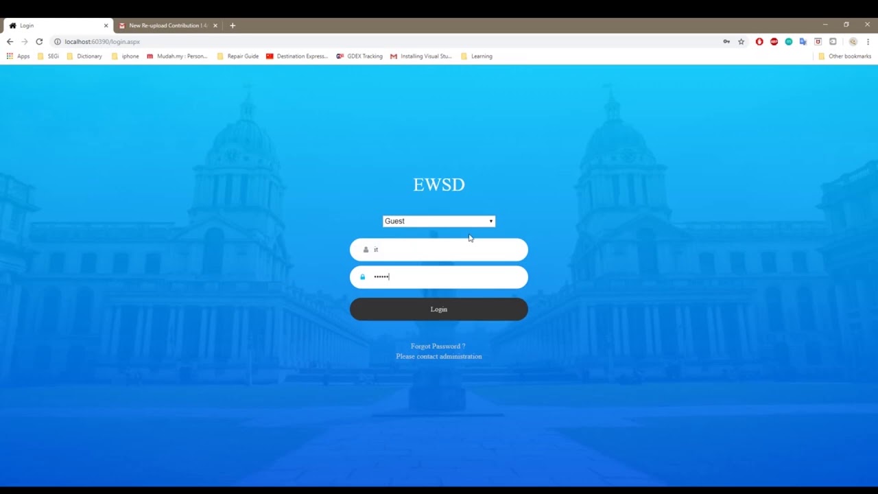 COMP1640: EWSD System - YouTube
